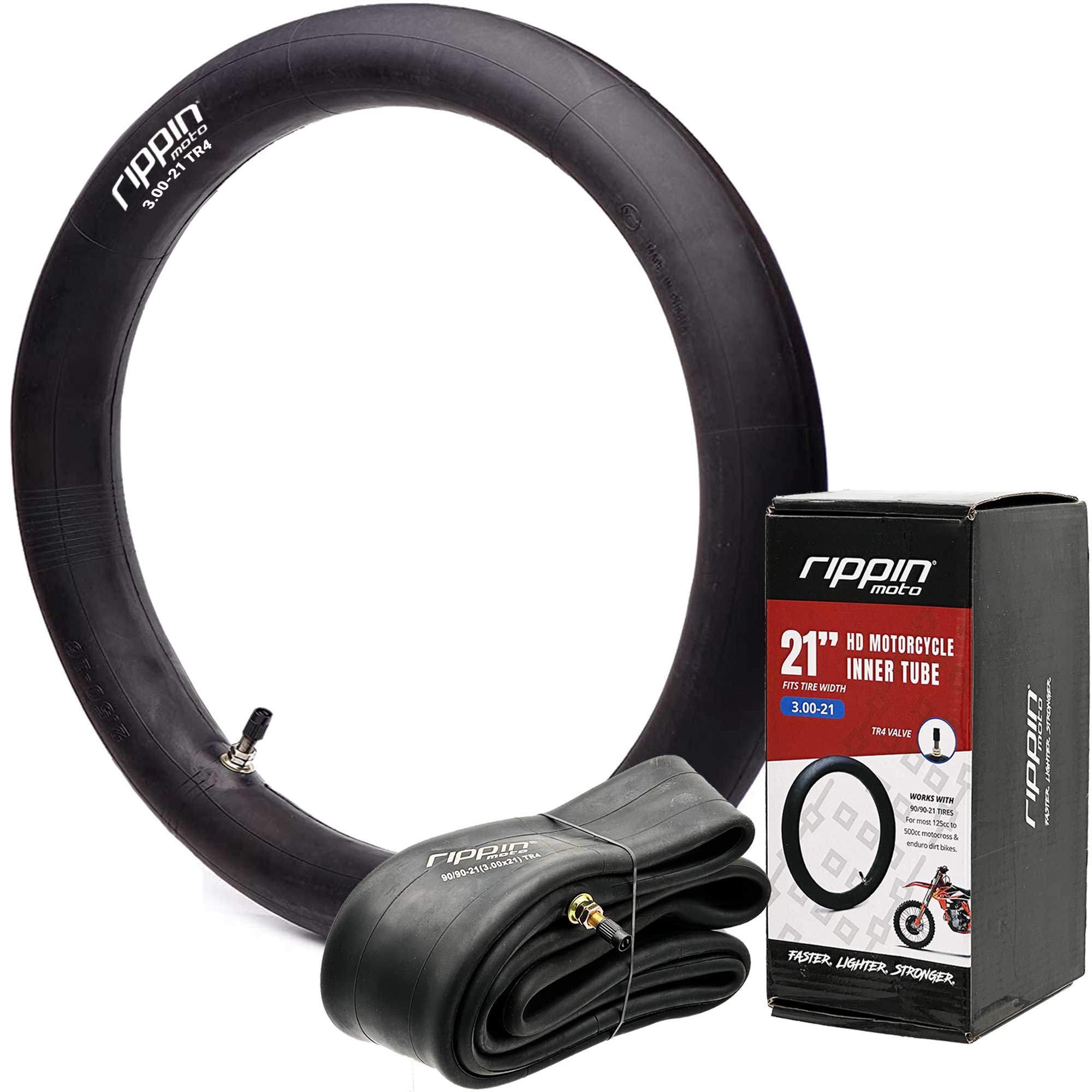 Rippin Moto 90/90-21 (3.00 x 21) Heavy Duty 21" Inner Tube 3mm Thick