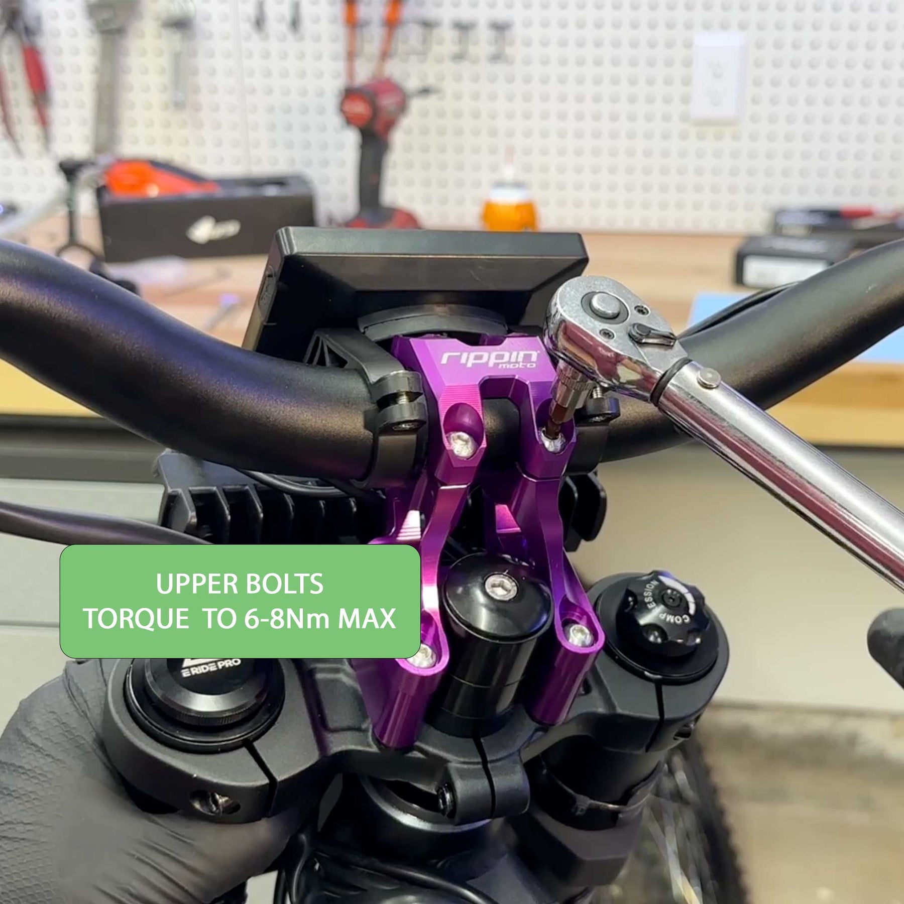 Adjustable Bar Mount for E-Ride, Surron & Talaria – Rippin Moto