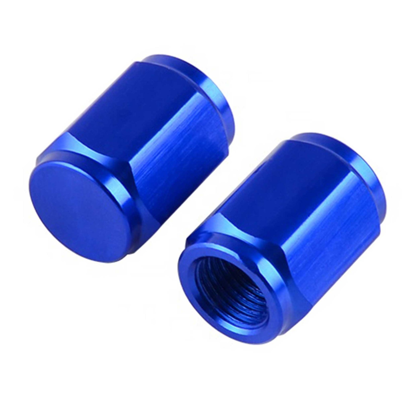 CNC Valve Stem Caps – Red – Rippin Moto